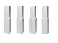 China 2-Stage DC Motor Aluminum Actuators Telescopic Lifting Columns for sale