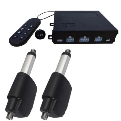 China Waterproof Electric Actuator 2500N Thrust 12V ~24V DC Remote Control Positional System for sale