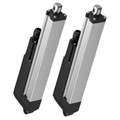 China 1000N 12mm/s IP69K Industrial Electric Linear Actuators DC Motor Compact Profile for sale