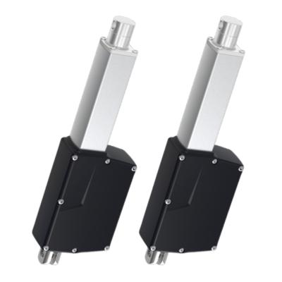 China 12/24V DC 6000N Thrust Electric Cylinder Linear Motion Waterproof IP66 25-600mm for sale