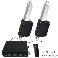 China 12V~28V DC 6000N Heavy-Duty Actuator 2-Way Synchronous Kit Remote Control System for sale