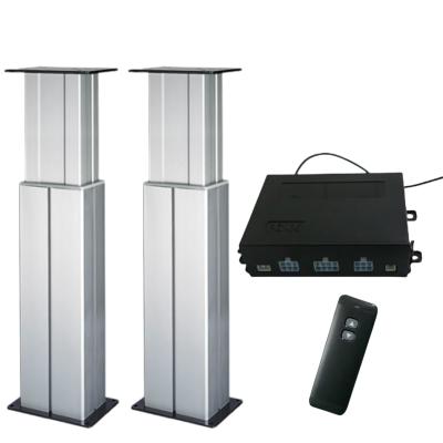 China 450KG Industrial Lifting Column Kit with Synchronization Control 12V 24V for sale