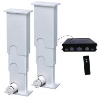 China 2000N 3-stage Telescopic DC Electric Cylinder Hall Effect Synchronization Control System for sale