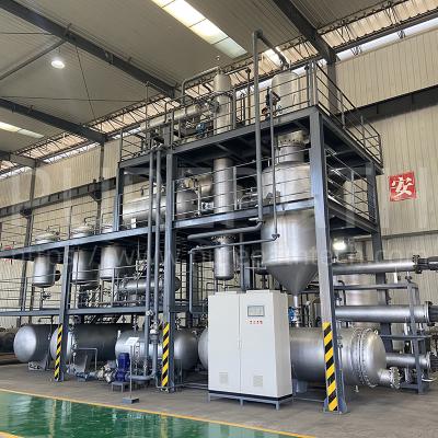 China Pyrolysis Oil Diesel Recycling Plant 480V Engineering Drawing Provided With CE for sale