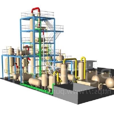 China 2TPD To 100TPD Lube Oil Purification Recycling Machine Atoms Pressure 60HZ for sale