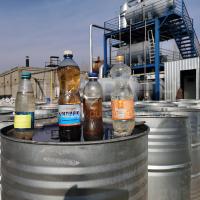 China Over 90% High Oil Yield PLC Control Waste Oil Distillation Plant For Oil Refinery Station for sale