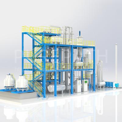 China Wipe Film And Short Path Evaporator Distillation Used Oil Distillation Machine With Explosion Proof Motor for sale