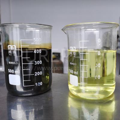 China Scada DCS PLC Waste Oil Recycling Plant 30TPD Engine Oil Refinery Machine for sale