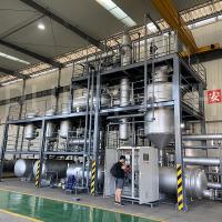 China 10TPD Fractionation Pyrolysis Oil Distillation Plant Full Automatic Power Saving for sale