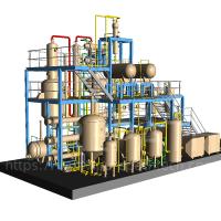 China OEM ODM Continuous Waste Oil To Diesel Plant 15 Tons Per Day for sale