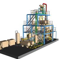 China 1tpd To 200tpd Waste Oil Purification Machine Vacuum Distillation for sale