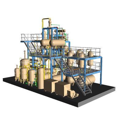 China PurePath 2TPD Engine Oil Recycling Plant Environment Friendly for sale