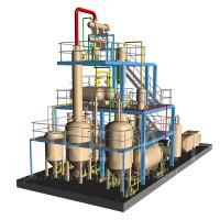 China Siemens PLC SCADA Control Engine Oil Recycling Plant 2 To 200TPD Capacity for sale