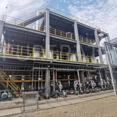 China OEM 100TPD Used Oil Refining Plant Thin Film Evaporator Oil Recycling Machine for sale