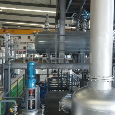 China SN250 Mini Used Black Motor Oil Recycling Plant To Quality Base Oil for sale