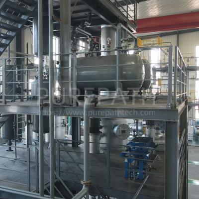 China SN70-SN500 Lubricating Oil Recycling Plant Siemens PLC Schneider Elements for sale