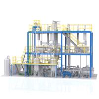 China Continuous WFE Molecular Distillation Plant Oil Refining Machine Separate LGO stripping for sale