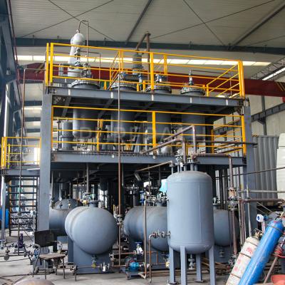 China Desulfurization Catalytic Cracking Waste Oil Distillation Plant With CE ISO Certificates for sale