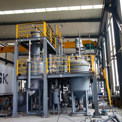 China No Acid Waste Oil Distillation Plant Low Chemical Consumption To Odorless Diesel Recycling for sale