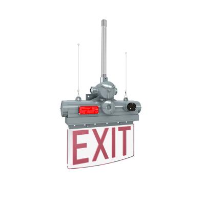 China Double Side Wall Mounted Hanging Exit Light for food and alcohol industry for sale