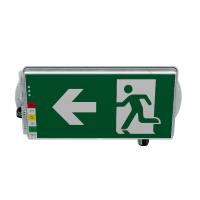 China Wall Mounted LED Exit Emergency Light 2200k-7000k 100-277V for sale