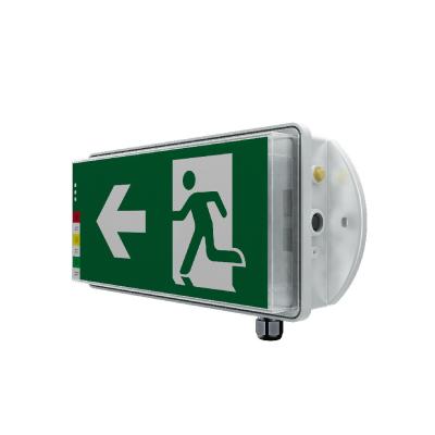China Wall Mounted LED Exit Emergency Light 2200k-7000k 100-277V for sale