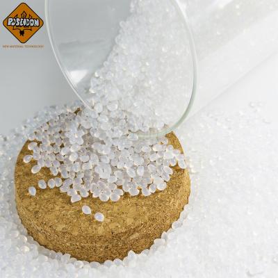 China Poseidon G2097 PO Hot Melt Glue Adhesive - White Granule 25kg Bag, 100±5°C Softening Point for Bookbinding for sale