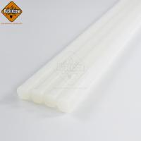 China PO Hot Melt Glue Sticks S3014 - 8mm/11mm White Adhesive with 110°C Softening Point and 8000 cps Viscosity for sale