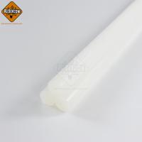 China PO Hot Melt Glue Sticks S3014 - 8mm/11mm White Adhesive with 110°C Softening Point and 8000 cps Viscosity for sale