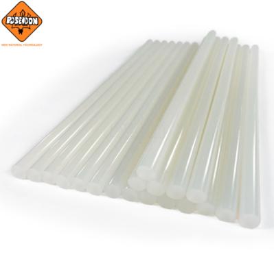China Poseidon S7400 Polyolefin Hot Melt Glue Sticks 8mm/11mm x 30cm for Packaging and DIY Crafts for sale