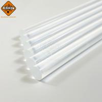 China 8/11mm x 30cm White Transparent EVA Polyolefin Hot Melt Glue Sticks with 76°C Softening Point and 9250 cps Viscosity for sale