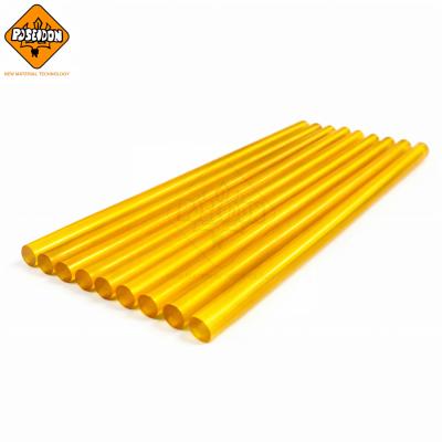 China 7/11mm 30cm Polyamide Hot Melt Glue Sticks Golden for Oil Fuel Filter Bonding 155C Softening Point for sale