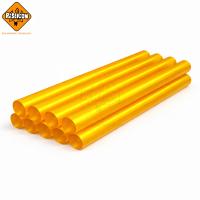 China 7x11mm 30cm Polyamide Hot Melt Glue Sticks Golden Transparent Low VOC for Air Oil Fuel Filters for sale