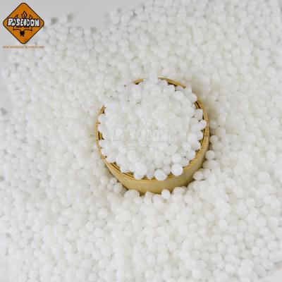 China Poseidon FO1201 Polyolefin Hot Melt Adhesive White Granules 120°C Softening Point for Car A/C Filters Edge Bonding for sale