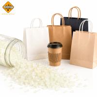 China Poseidon 7mm EVA Hot Melt Adhesive Granules for Disposable Food Paper Bags, Fast-Setting Eco-Friendly Packaging Glue for sale
