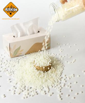 China RE243 EVA Hot Melt Adhesive Granules for Versatile Paper Packaging Bonding, from Cartons and Tissue Boxes to Paper Bags and Food Pouches for sale