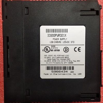 China GE FANUC IC693PWR321 120/240 VAC 125 VDC STANDARD BATTERY NOT INCLUDED GE PLC POWER SUPPLY for sale