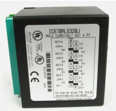 China IC670ALG320 GE Analog Current / Voltage Output Module for sale