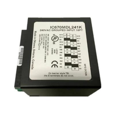 China IC670MDL241 GE Discrete Input Module  50mm Net Width for sale