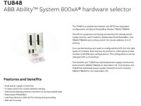 China TU848 3BSE042558R1 ABB Redundant TB840/TB840A Redundant I/O Dual Power for sale