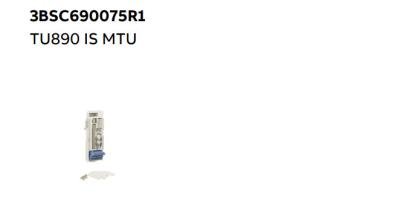 China TU890 3BSC690075R1 ABB IS MTU 64mm Length 58.5mm Width for sale