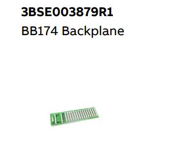 China BB174 3BSE003879R1 ABB Backplane 64mm Product Net Depth for sale