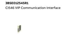 China CI546 3BSE012545R1 ABB VIP Communication Interface for sale