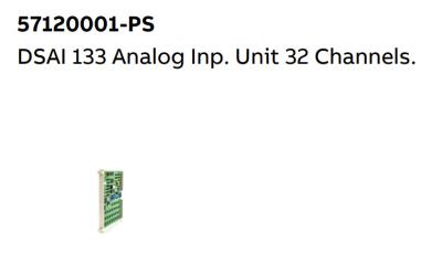 China DSAI 133 57120001-PS ABB Analog Inp Unit 32 Channels for sale
