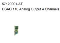 China DSAO 110 57120001-AT ABB Analog Output 4 Channels for sale