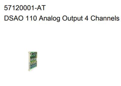 China DSAO 110 57120001-AT ABB Analog Output 4 Channels for sale