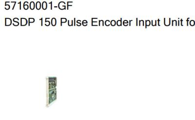 China DSDP 150 57160001-GF ABB  Pulse Encoder Input Unit for sale
