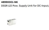 China DSSR 122 48990001-NK ABB Pow. Supply Unit for DC-input for sale