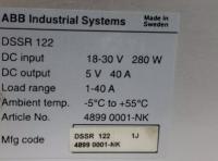 China DSSR 122 48990001-NK ABB Pow. Supply Unit for DC-input for sale