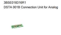 China DSTA 001B 3BSE018316R1 ABB Connection Unit for Analog for sale